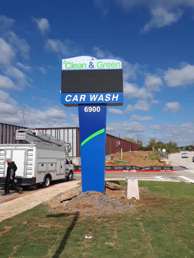 Pole & Pylon Signs | Legacy Signs of Texas